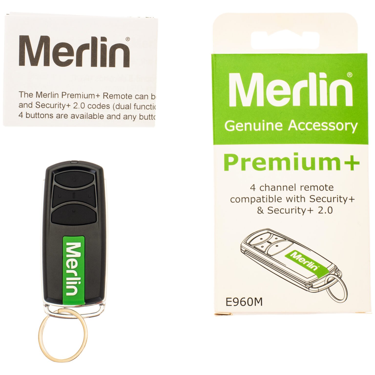 Genuine Merlin E960M 4-Button Remote | Wholesale Garage