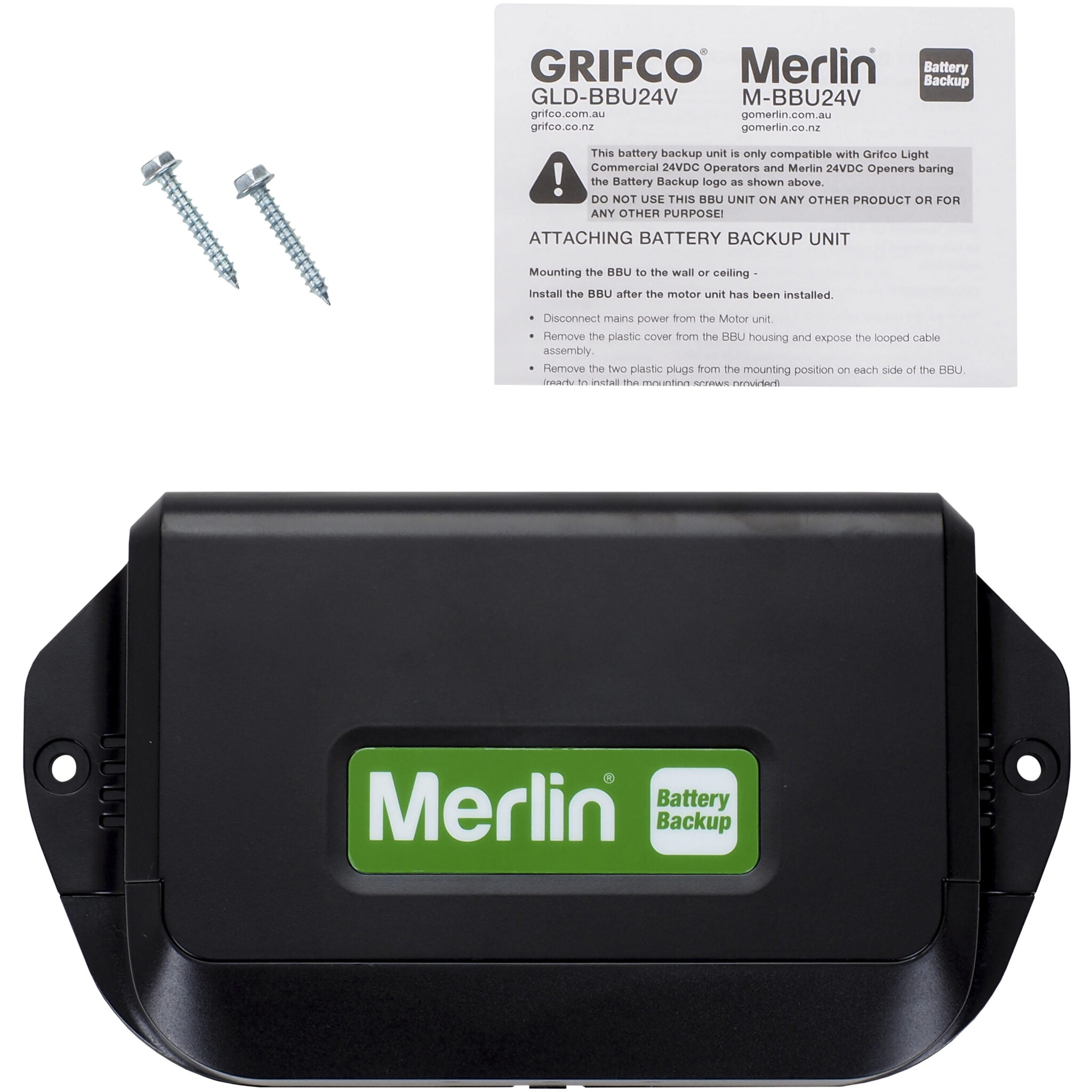 Merlin MYQ M-BBU24V Battery Backup | Wholesale Garage Doors