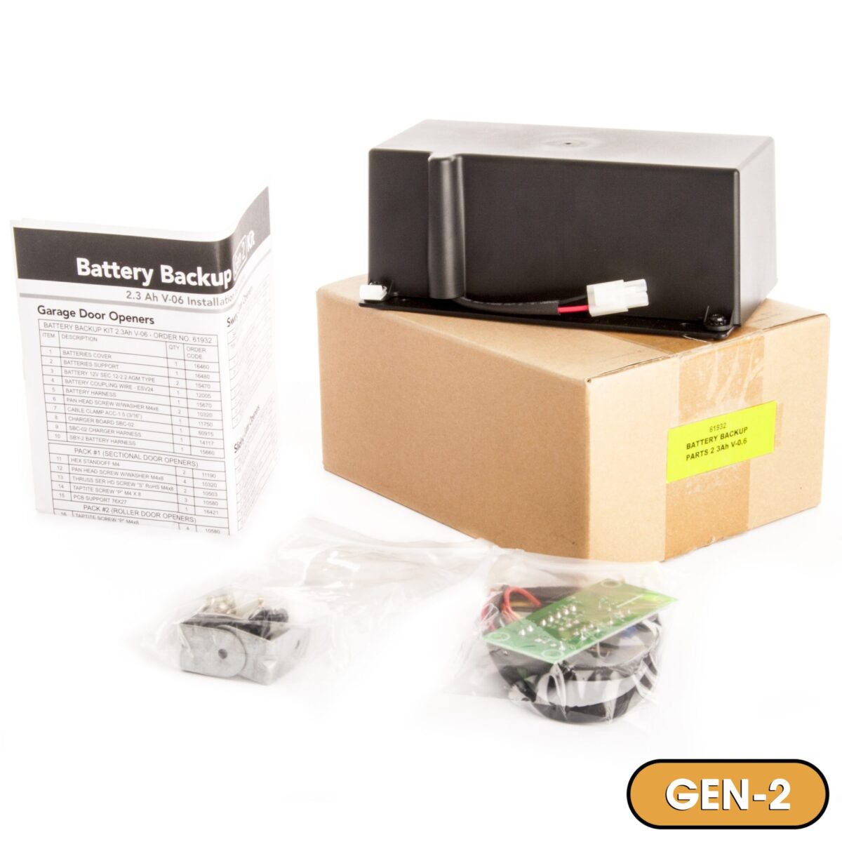 Garage Door Opener Battery Backups | Merlin B&D ATA Available