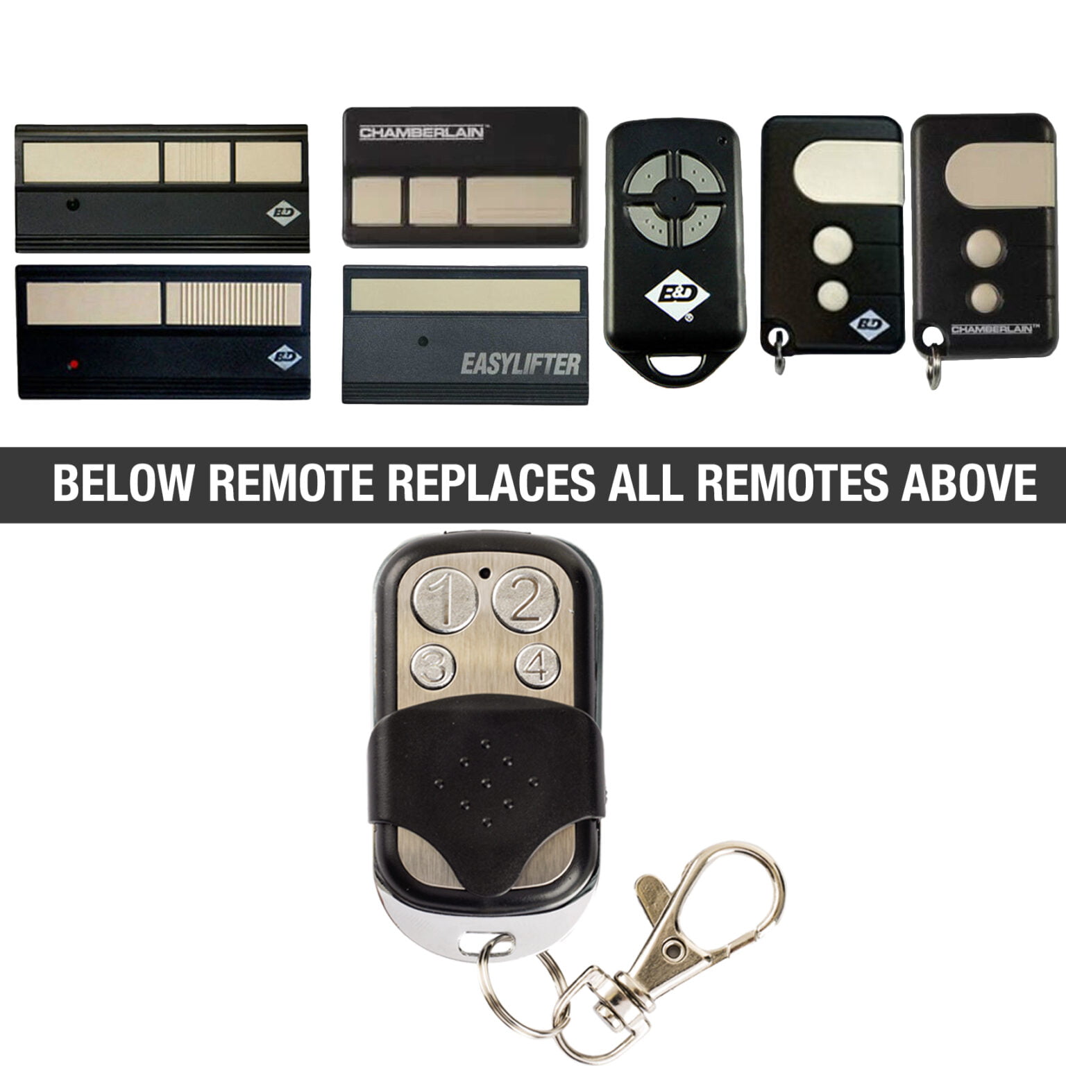B&D Garage Door Remotes | TB5, TB6, TB7 | Wholesale Garage