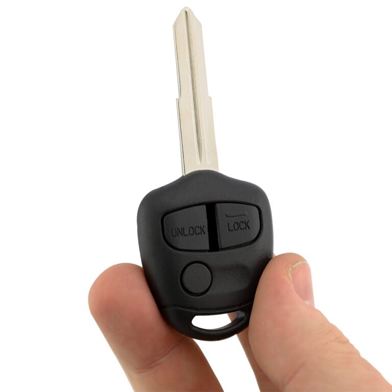 Mitsubishi Three Button Replacement Car Key - wholesalegaragedoors.com.au
