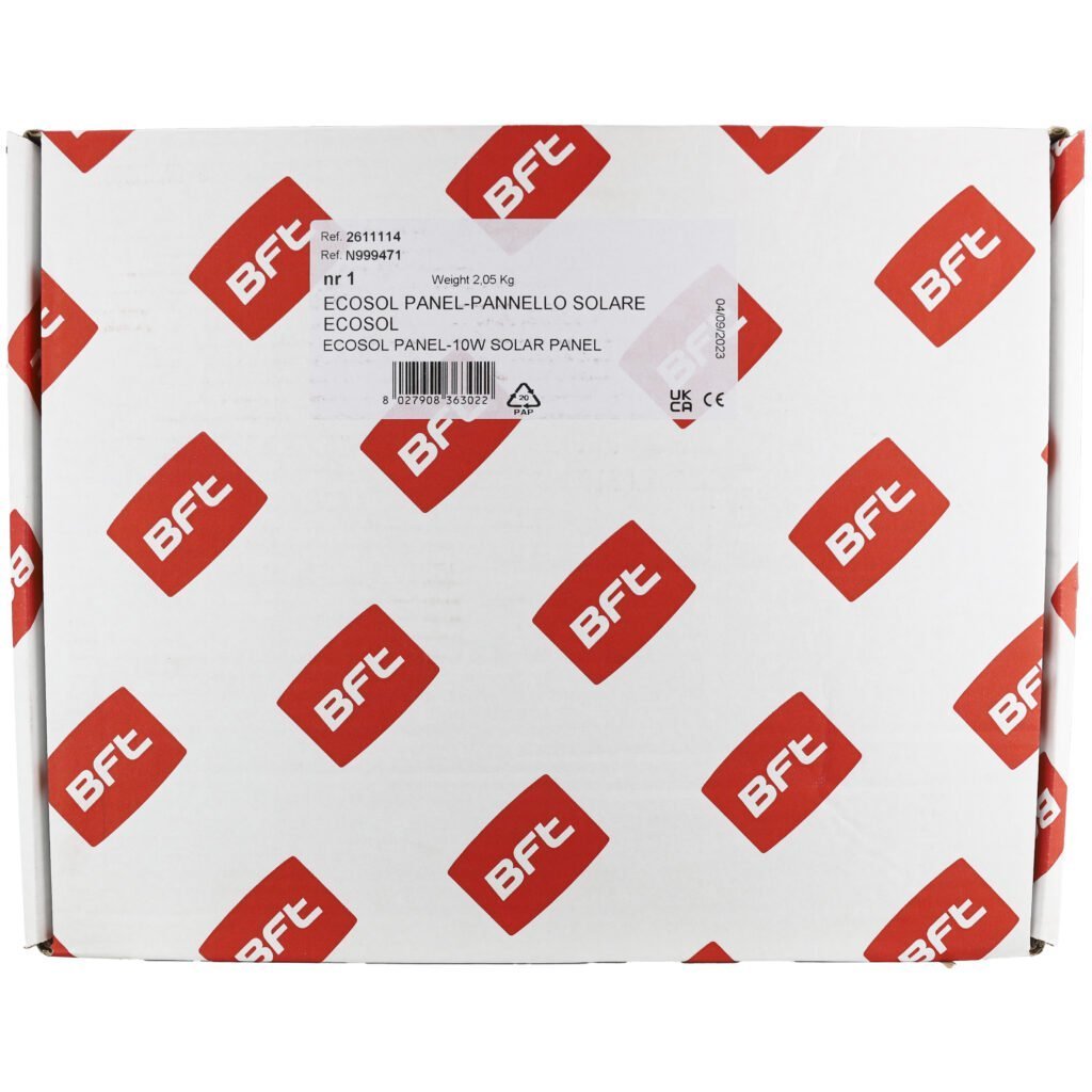 BFT EcoSol Solar Gate Kit for Sliding & Swing Gates | Wholesale Garage