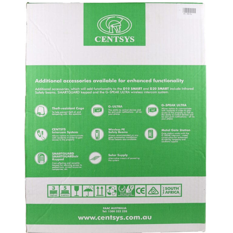 Centsys D10 Smart Sliding Gate Motor 1000Kg | Wholesale Garage